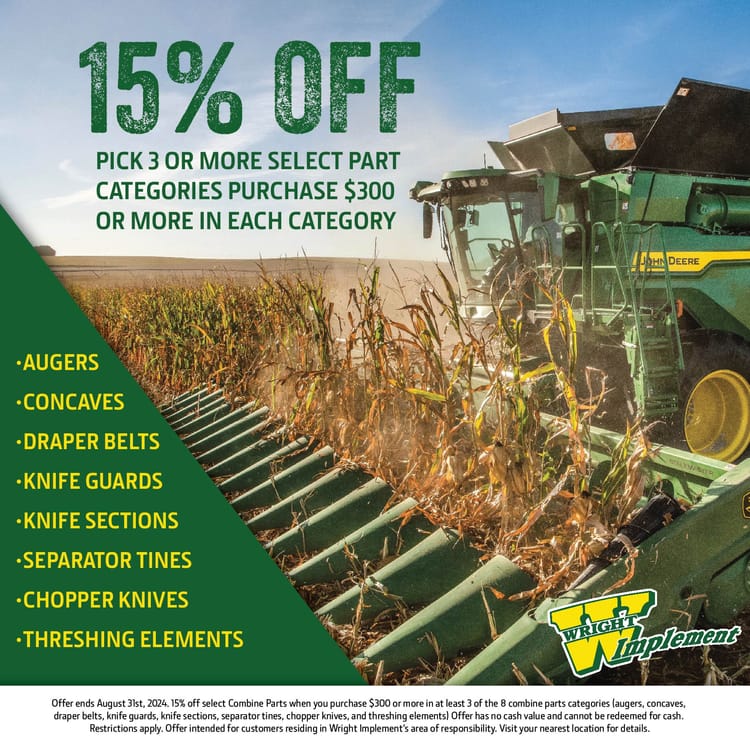 Parts Promotions - Wright Implement