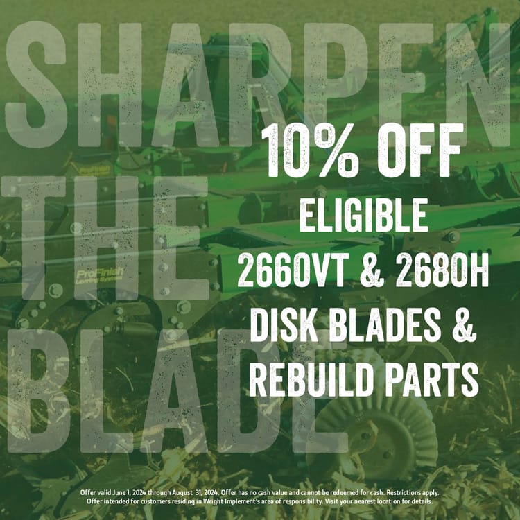 Parts Promotions - Wright Implement